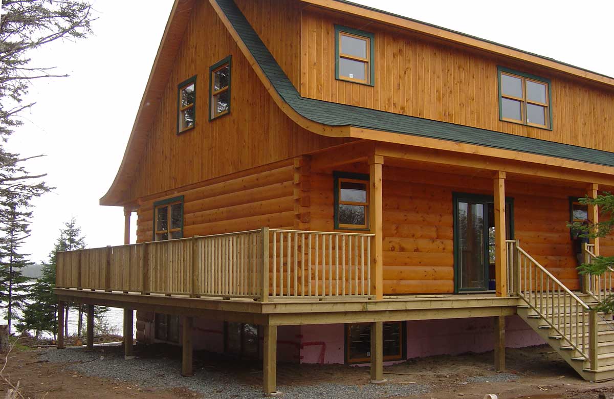A Log Home in Cape Breton - All County Construction Ltd., Cape Breton